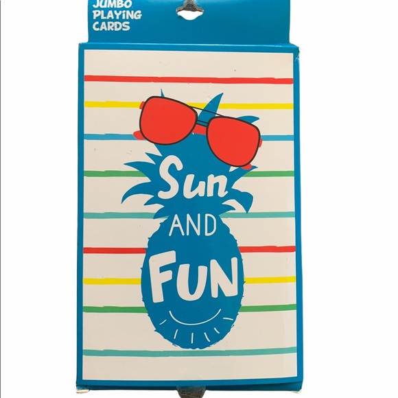 Games | New Large Fun In The Sun Playing Cards | Poshmark